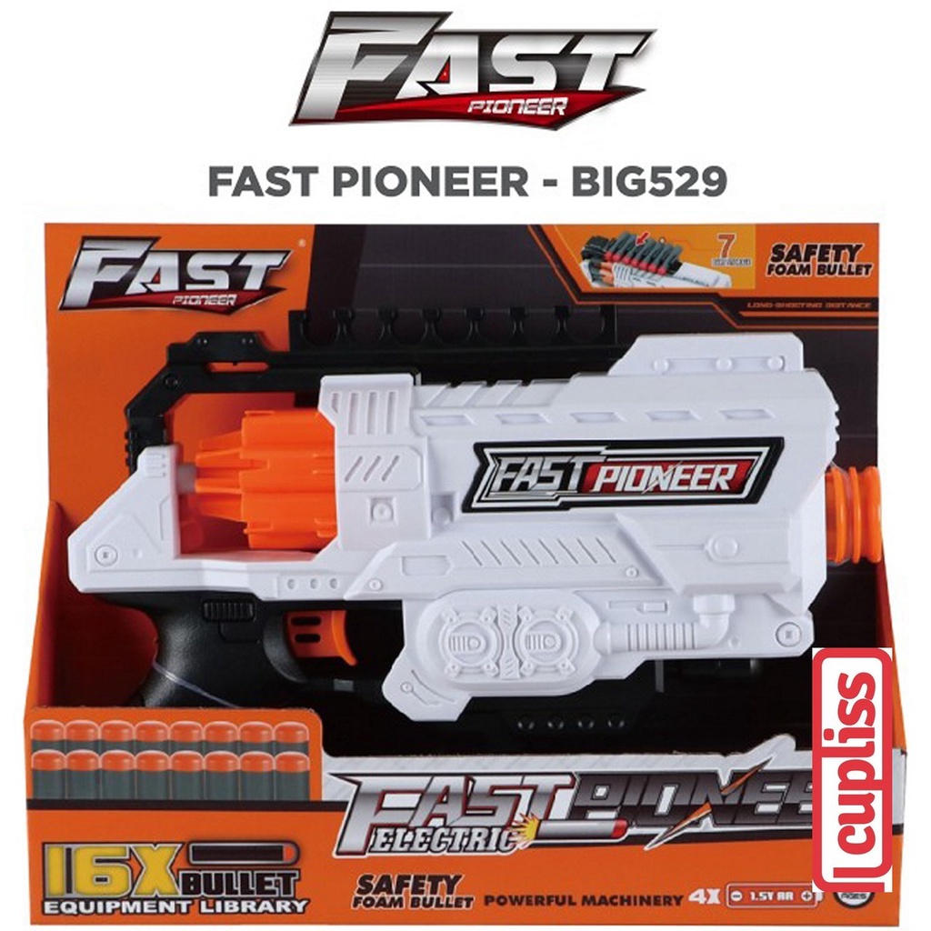 Jual FAST Pioneer Electric Fast Elite 16 Darts Pistol Mainan | Shopee ...