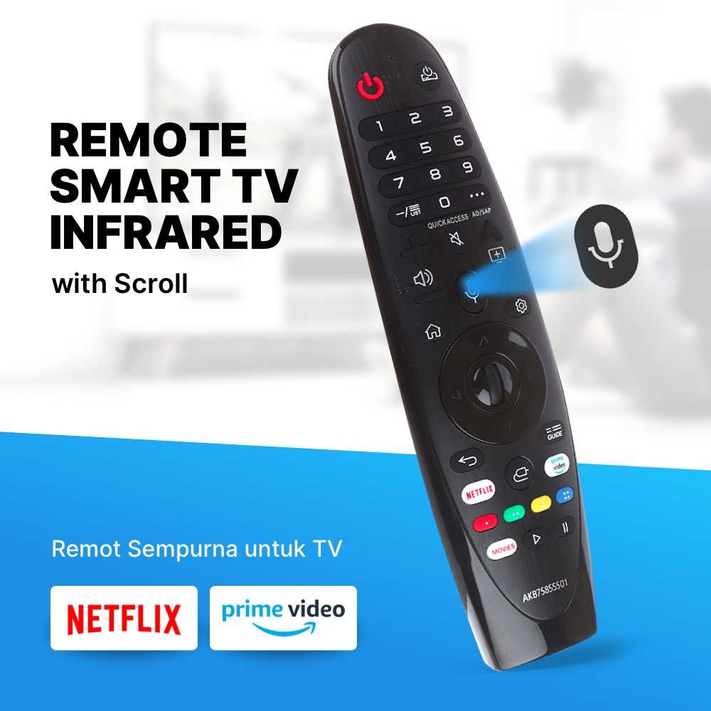 Jual FreeSpace Remote TV LG Smart TV Infrared Netflix Button with ...