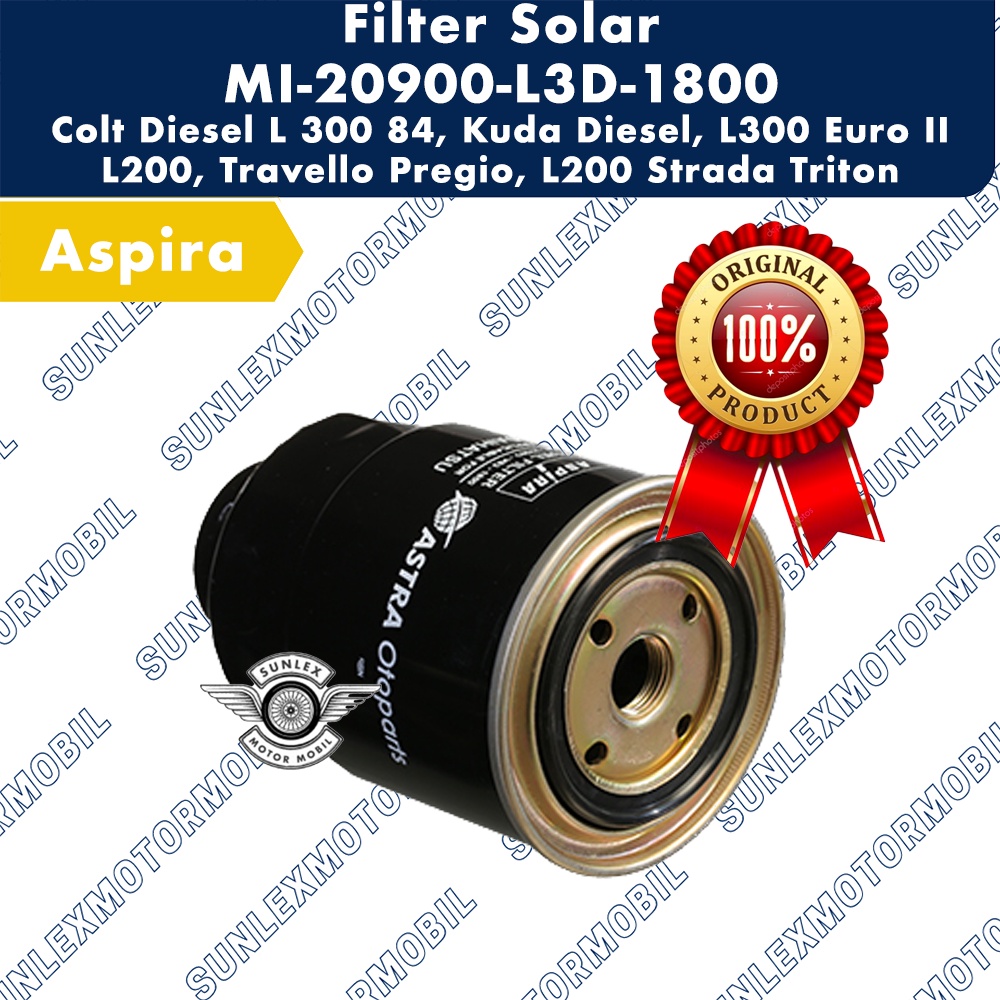 Jual Filter Solar Colt Diesel L300 Kuda Diesel Euro II L200 L200 Strada ...
