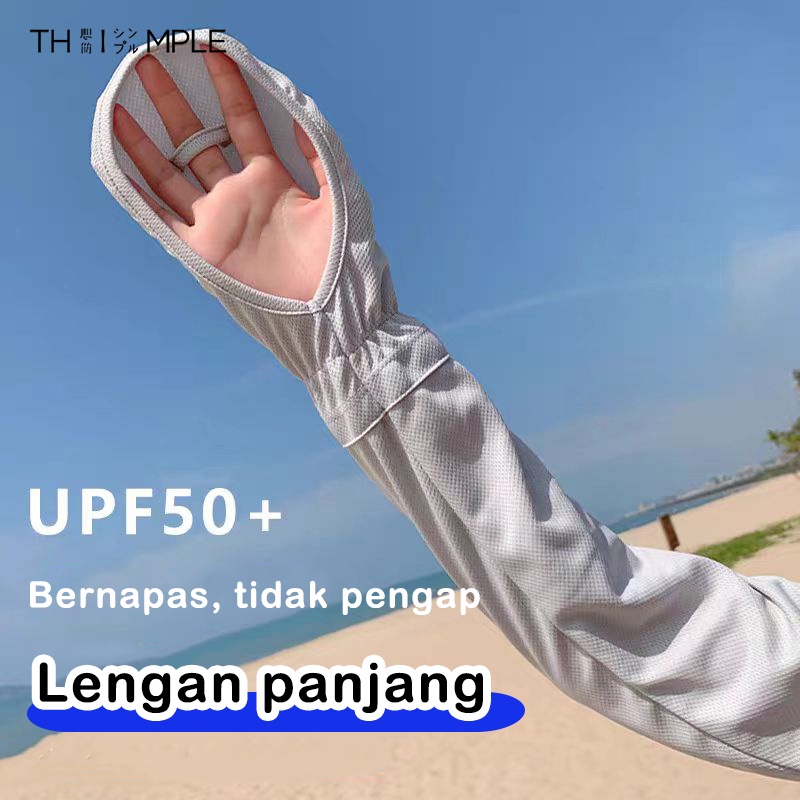 Jual Sarung Tangan Lengan Anti UV Tabir Surya Es Sutra Motor Mobil UPF 50 - Thimple | Shopee ...