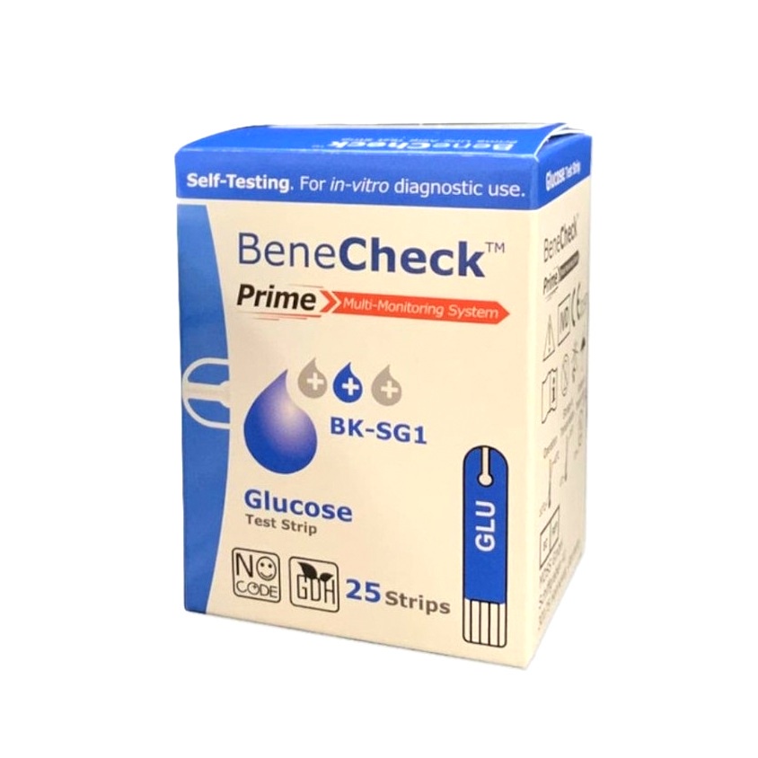Jual Strip Glucose Isi 25 Bene Check Alat Test Cek Gula Darah Refill ...