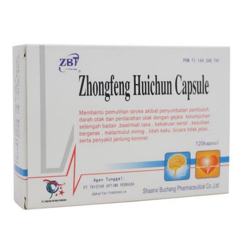 Jual BUCHANG ZHONG FENG HUI CHUN CAPSULE ZHONGFENG membantu pemulihan stroke akibat penyumbatan ...