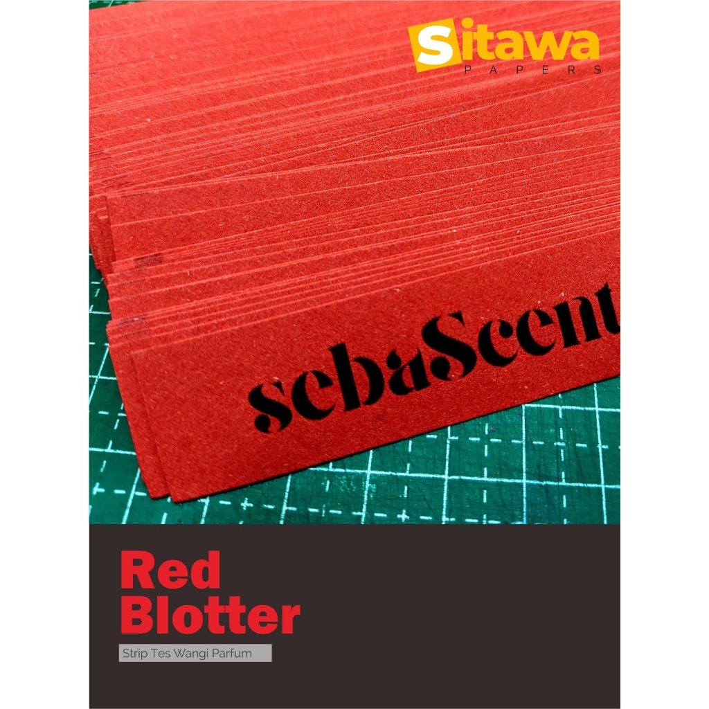 Jual Smelling Paper Kertas Serap Parfum Merah Tebal 250gsm | Shopee ...