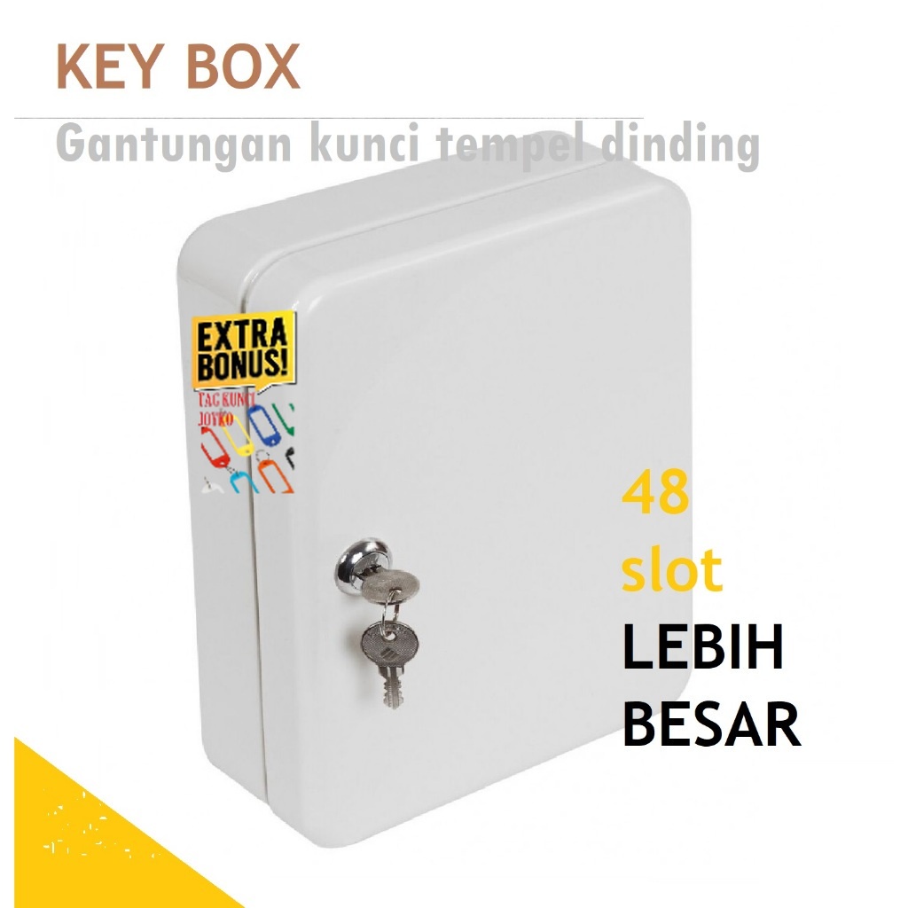 Jual COD Key box WALL KEY CABINET gantungan kunci dinding KEY BOX ...