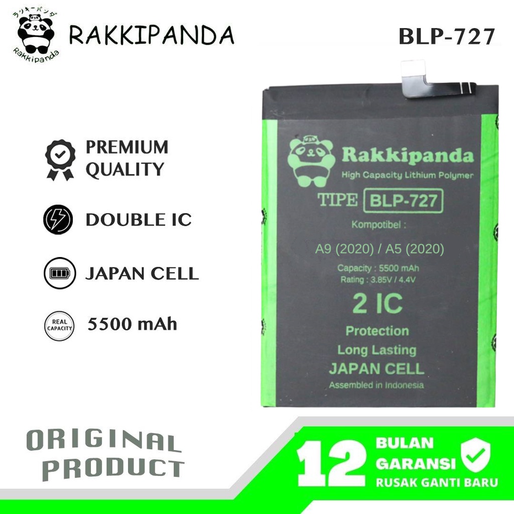 Jual [ R/K BLP727 ]- BATTERY RakkiPanda - BLP727 OPPO A9 2020 / A5 2020 ...