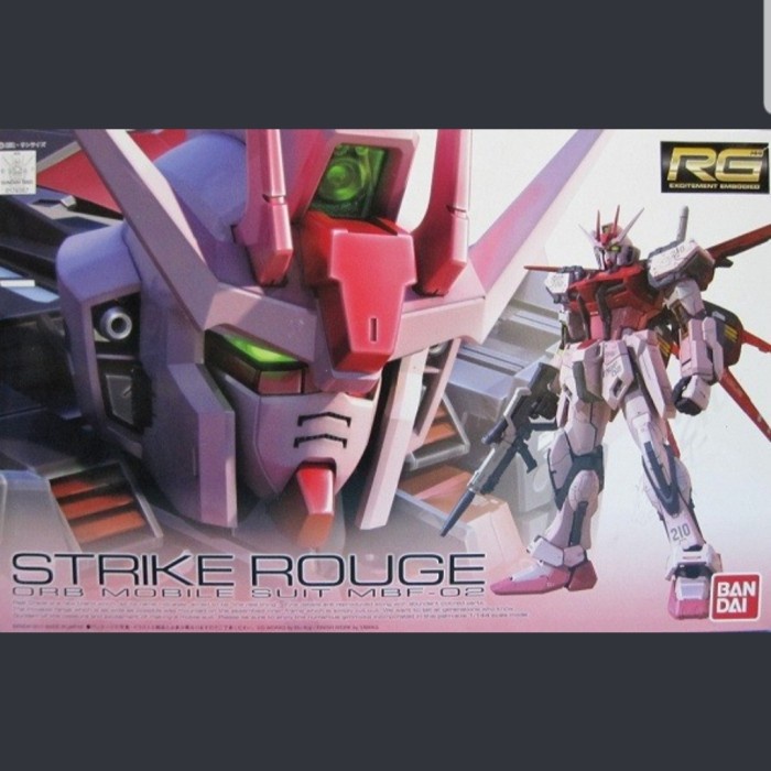 Jual Bandai Limited RG real grade 1/144 Strike Rouge Gundam seed aile ...