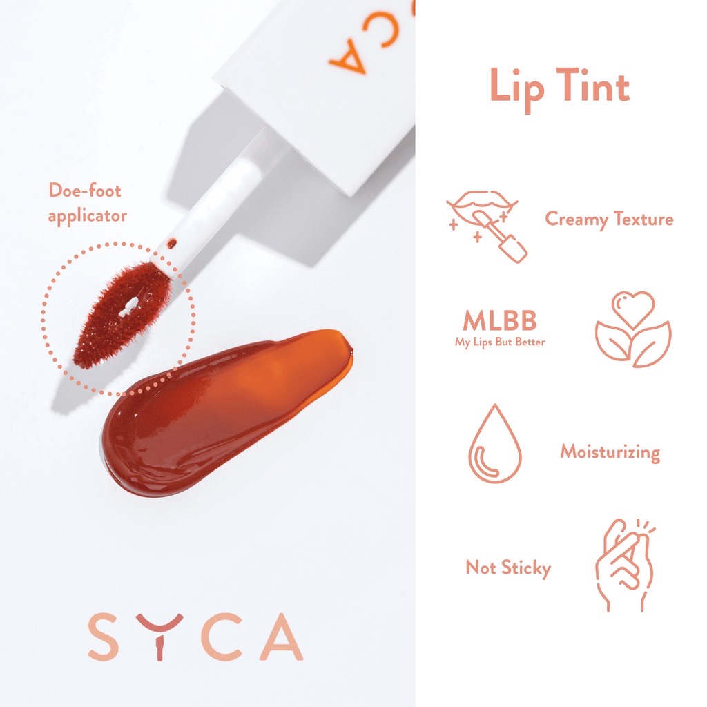 Jual Syca Lip Tint Caramel Beige 04 | 5 ml | Shopee Indonesia