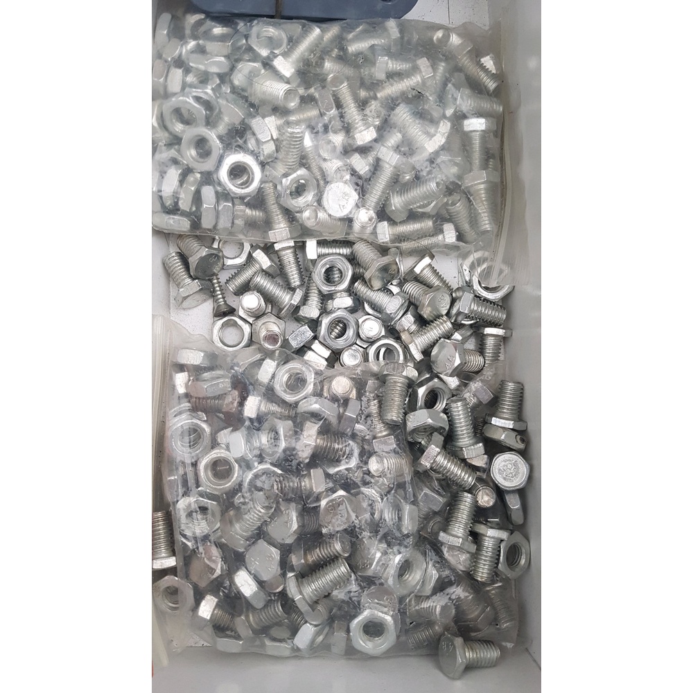 Jual Baut mur siku lubang besi M8 x 15 mm (1 pcs) | Shopee Indonesia