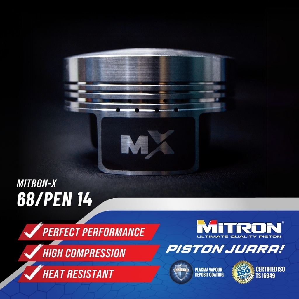 Jual Piston Kit Mitron X 68 Pen 14 | Shopee Indonesia