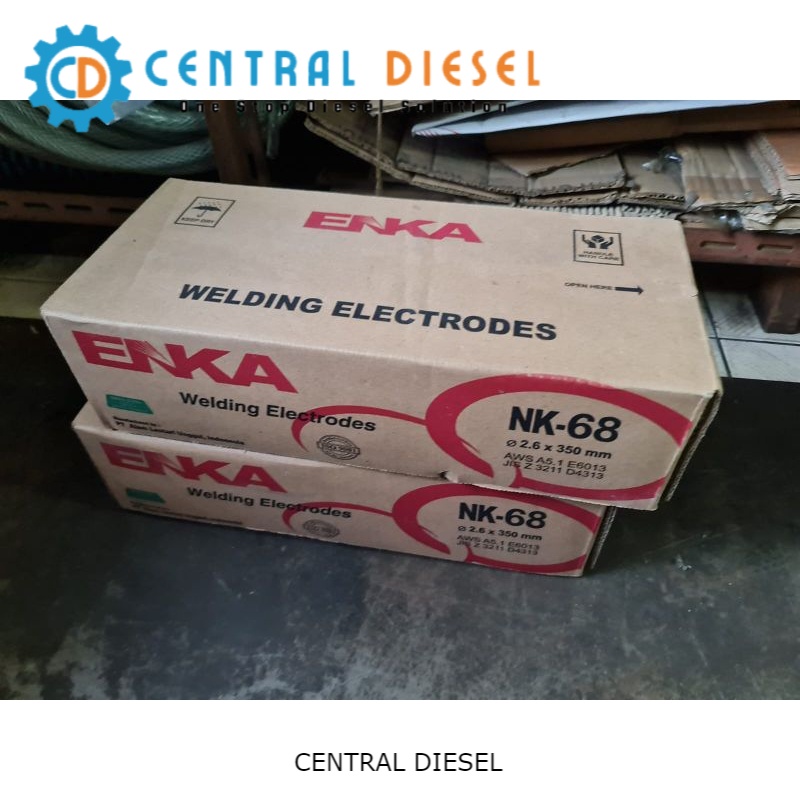 Jual Central Diesel - Kawat las Enka 2,6 mm NK-68 (5 kg; per 1 dus) | Shopee Indonesia