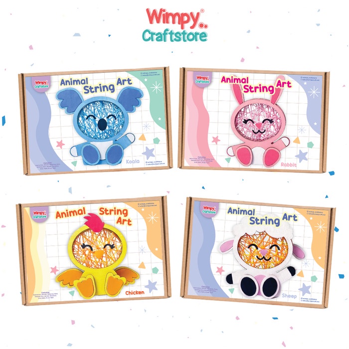 Jual Wimpy KIT Animal String Art Rajut Kerajinan Tangan Rajut Boneka ...