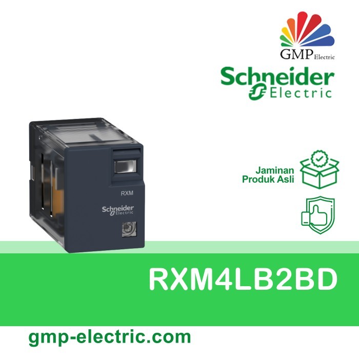 Jual SS88 RXM4LB2BD Relay Schneider 4 C/O 14pin 24VDC 3A | Shopee Indonesia
