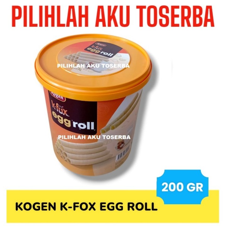 Jual Kogen K-FOX EGG ROLL kemasan JAR / EMBER - ( HARGA 1 JAR ...