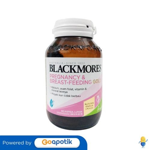 Jual Blackmores Pregnancy & Breastfeeding Gold Botol 60 Kapsul | Shopee ...