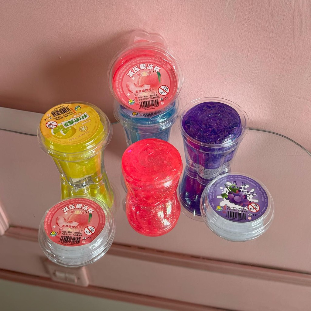 Jual SLOW RISING SQUEEZE TOY PUDDING IN CUP mainan anak squishy sensory ...