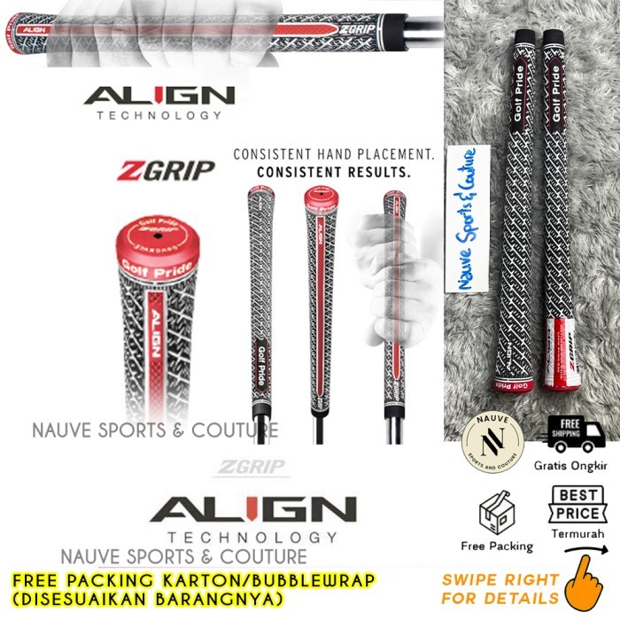 Jual Golf Align Z-Grip Z Grip Grips Sarung Stick Black Limited Edition ...