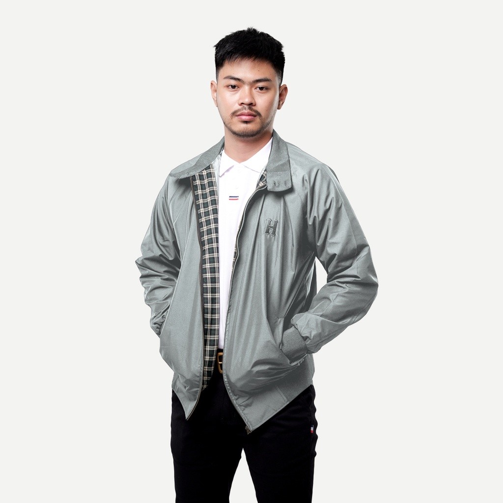 Jual Hooligans Harrington Jacket Harry Soft Olive | Shopee Indonesia