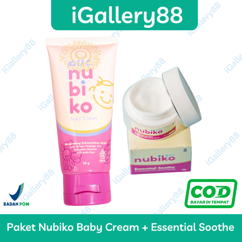 Jual Nubiko Paket Bundling - Nubiko Baby cream + Nubiko Essential ...