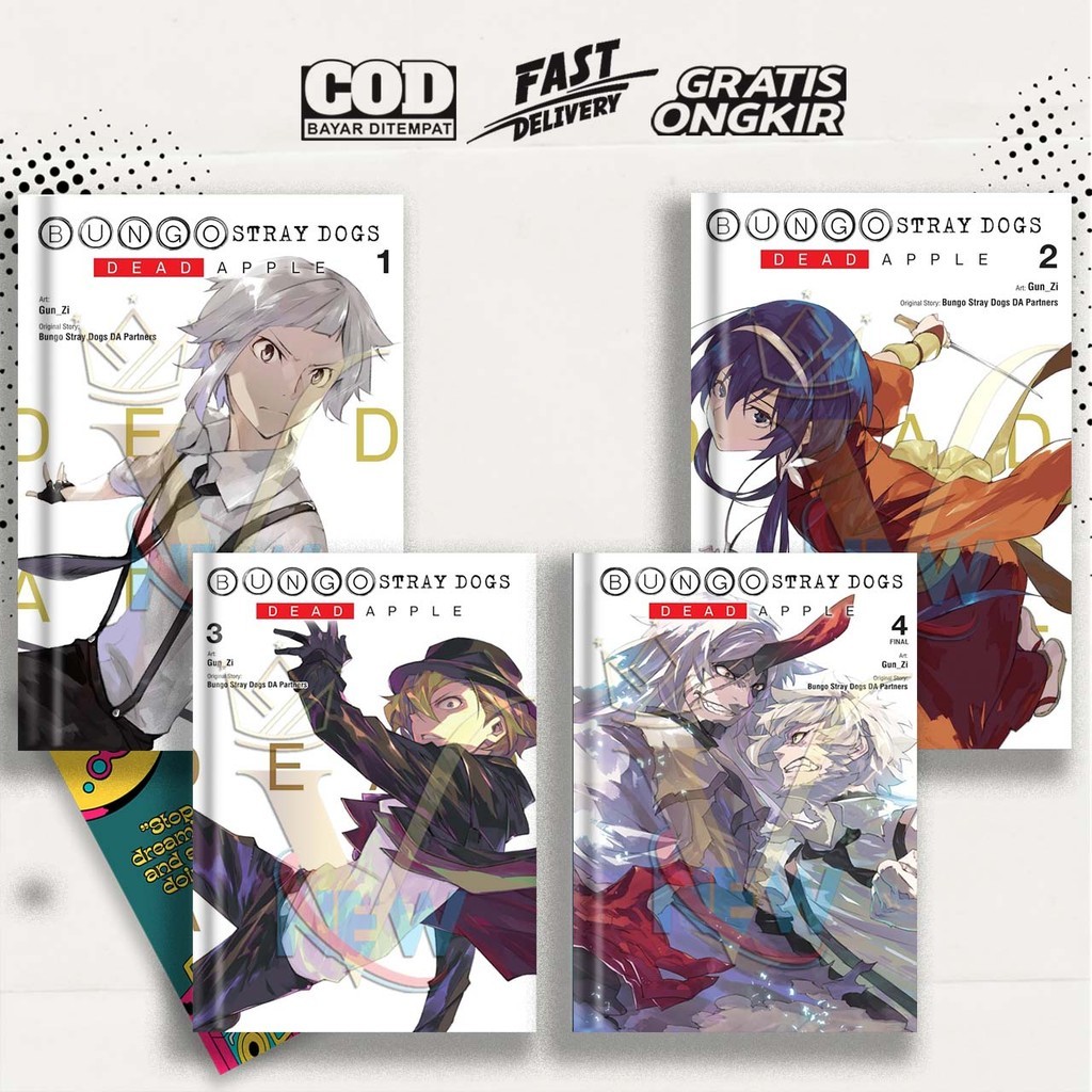 Jual Manga Bungo Stray Dogs: Dead Apple (4 book series) | Shopee Indonesia