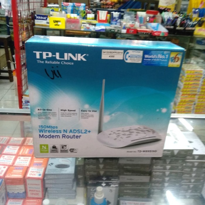 Jual Tp-link 150 mbps wireles N ADSL 2+ modem router | Shopee Indonesia