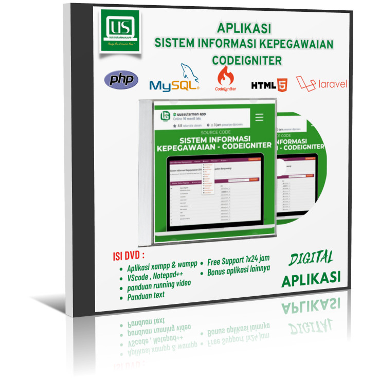 Jual Sistem Informasi Kepegawaian Berbasis Web (Codeigniter) | Shopee Indonesia