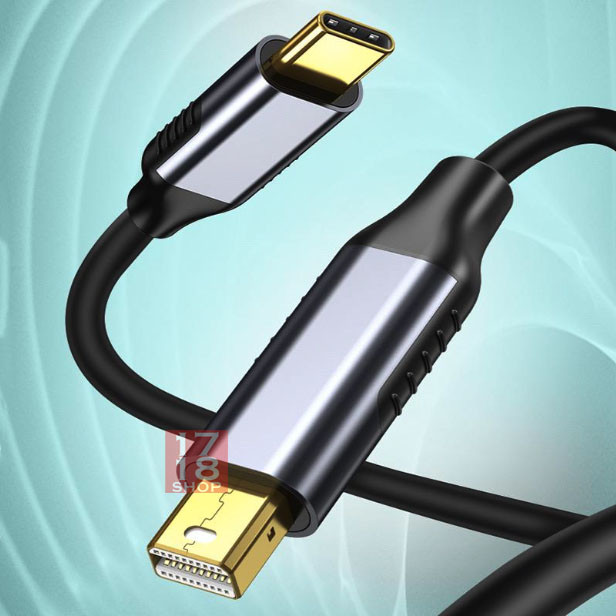 Jual USB C to Display Port Kabel Type-C ke Mini DP Layar Lebar Resolusi ...