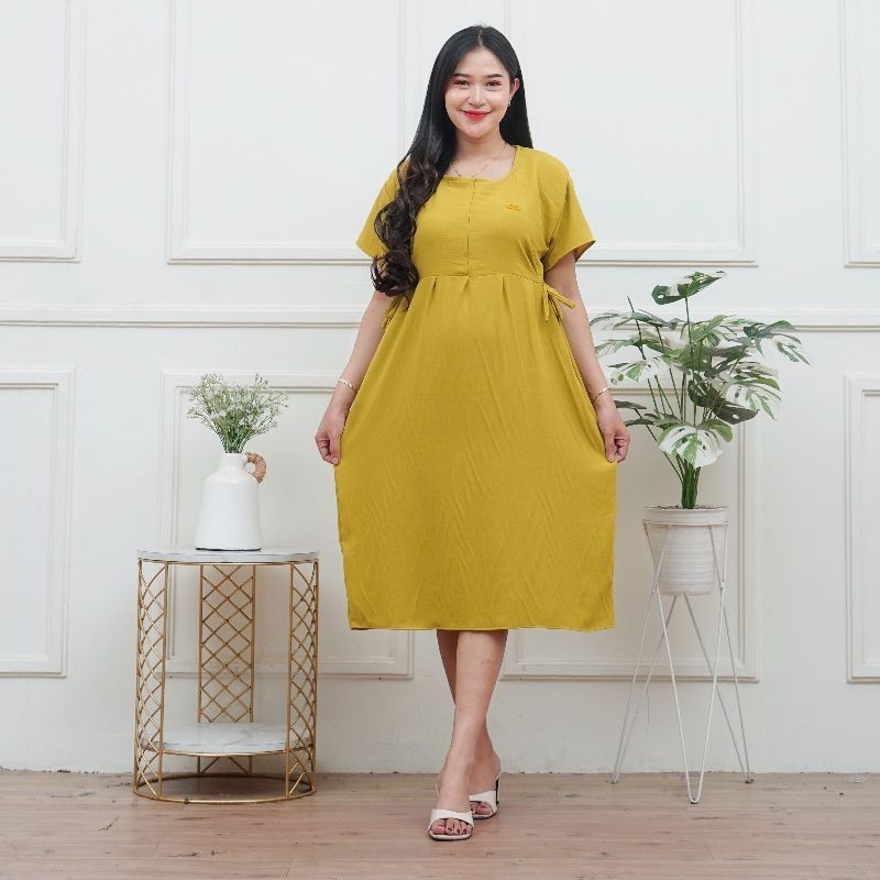 Jual DASTER KEKINIAN MOTIF POLOS MODEL CHIBI BAHAN CRINKLE AIRFLOW ...