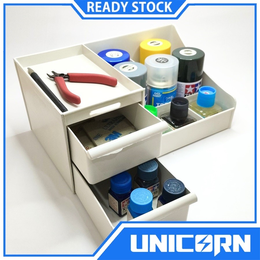 Jual Sugoto Hobby Storage Tool Box Set / Rak Alat Merakit Gundam Paint ...