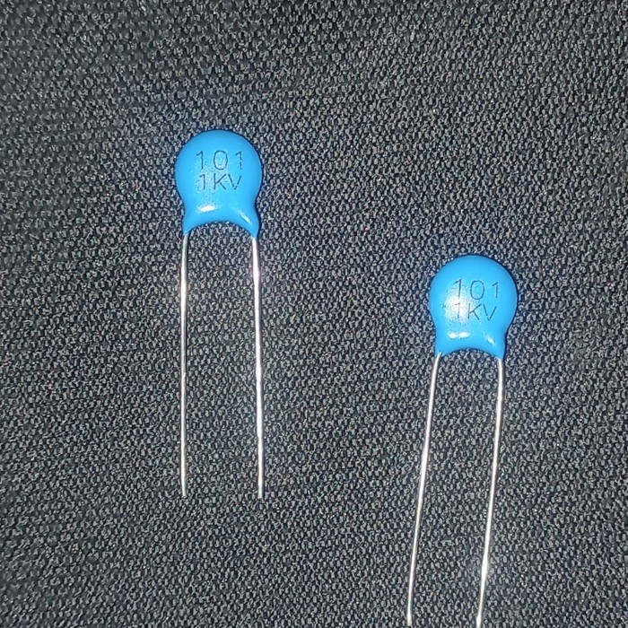 Jual kapasitor 100pf 1KV 100p 100 pf 1000v 101 capasitor capacitor ...