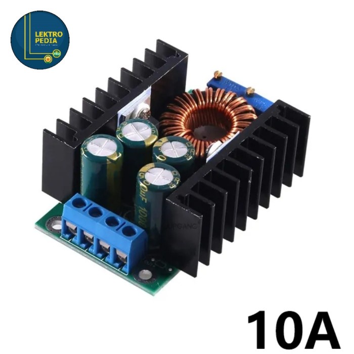 Jual Modul Step down 10A 300W DC-DC Module 7-32V to 1.2-35V | Shopee ...