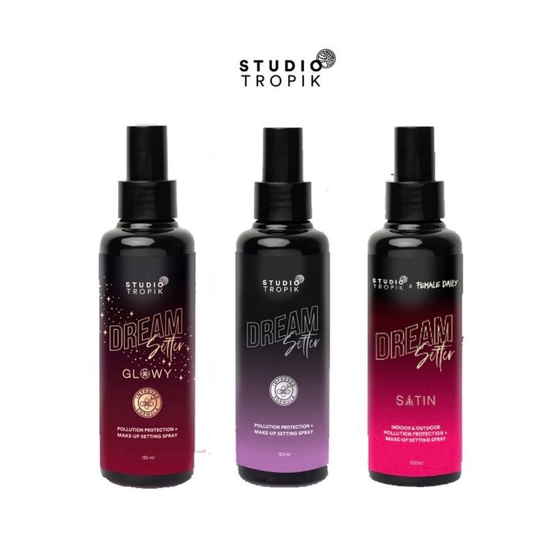 Jual STUDIO TROPIK DREAMSETTER UNGU / GLOWY SETTING SPRAY | Shopee ...