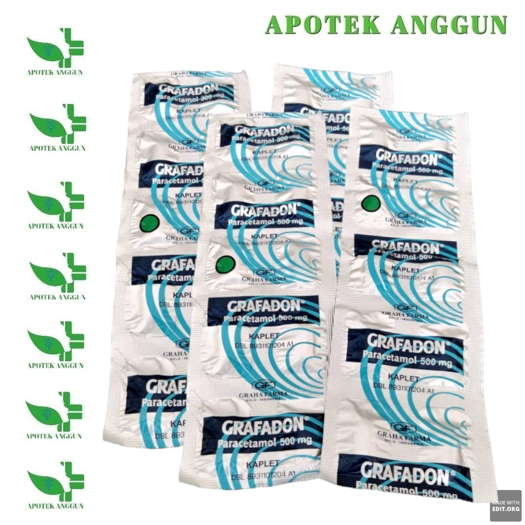 Jual Grafadon 500mg Isi 10 Tablet - Obat Sakit Kepala Dan Demam ...