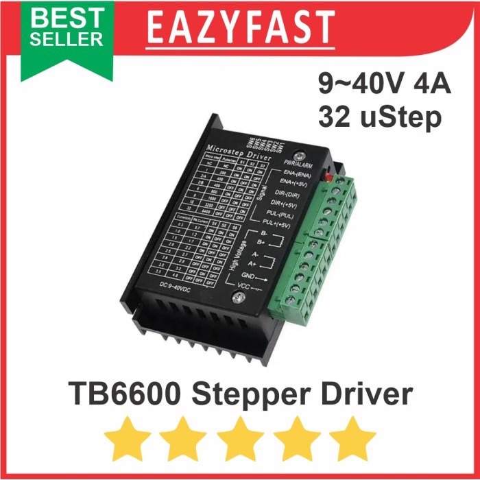 Jual TB6600 Driver Motor Stepper CNC 4A 9-42V Nema 17 23 86 32 ...