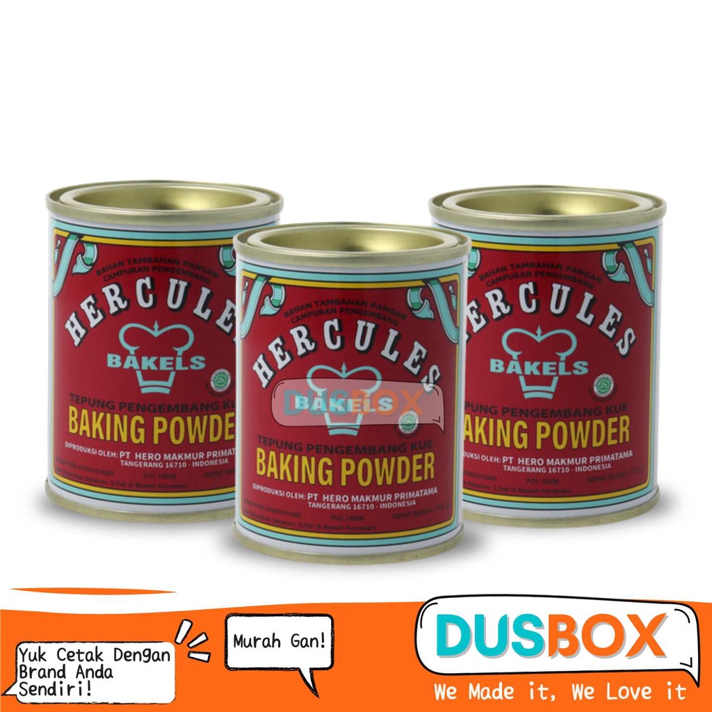 Jual Baking Powder Hercules 110gr / Baking Powder / Hercules Baking ...