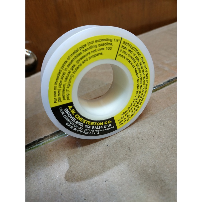 Jual Seal tape chesterton GOLD END untuk pipa gas. - panjang 13.7m ...