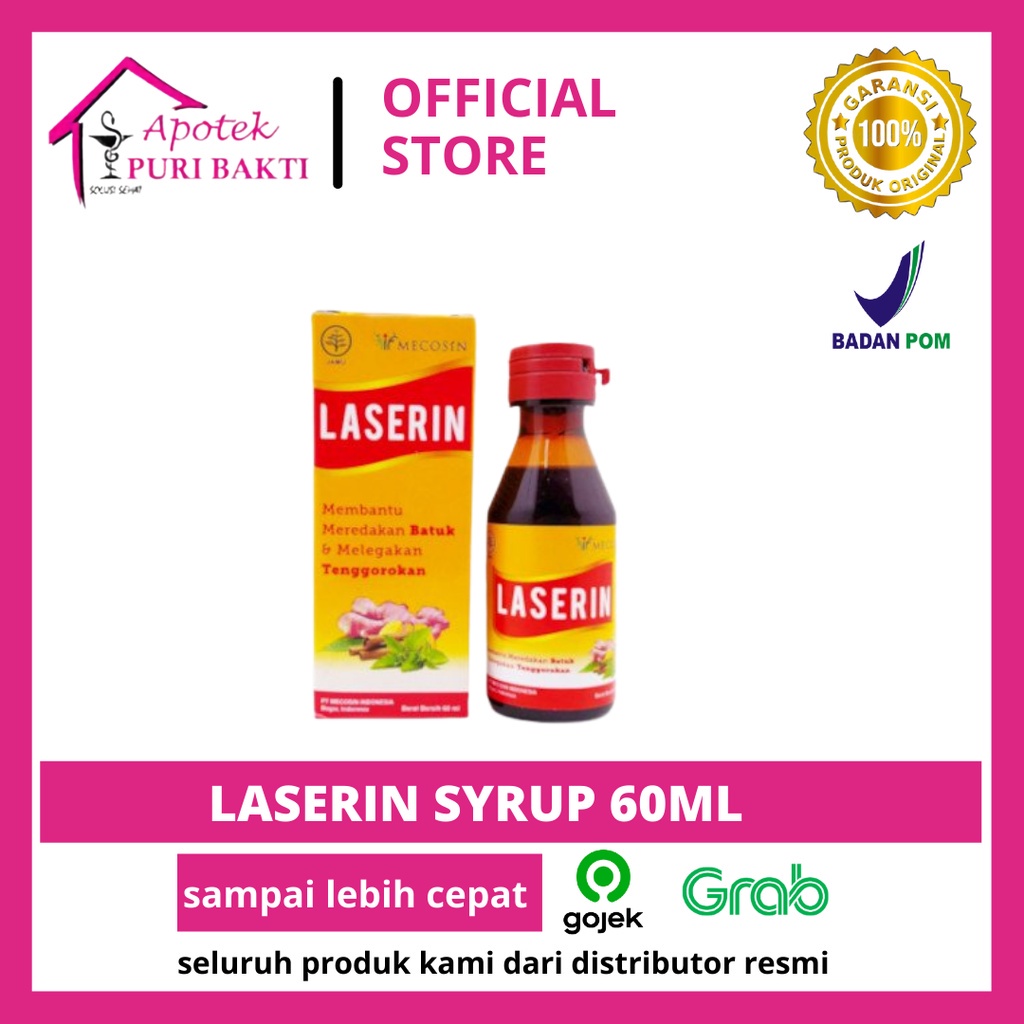 Jual Laserin Sirup Obat Batuk 60 ml | Shopee Indonesia