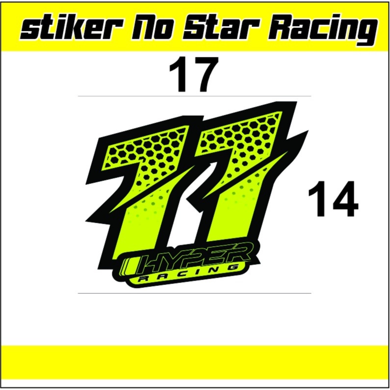 Jual Stiker Nomor Star Motor Balap Motor Stiker Nomor Star Roadrace ...