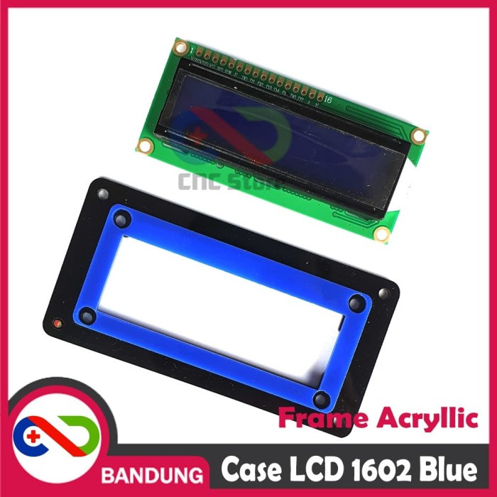 Jual 1602 16 X 2 LCD FRAME ARKLIK CASE ARDUINO BIRU | Shopee Indonesia