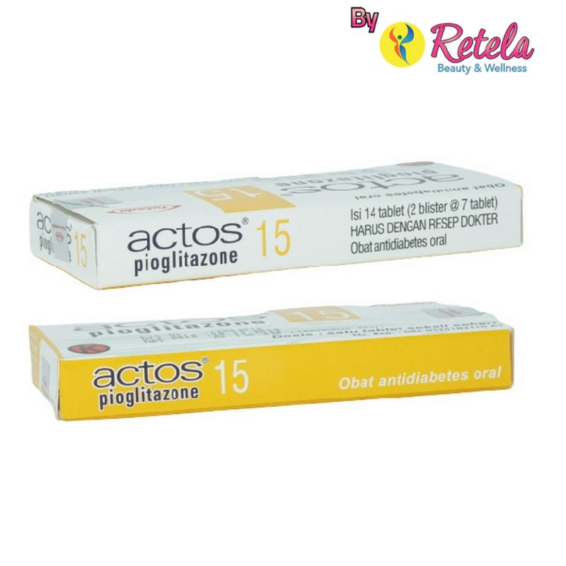 Jual Actos 15mg 1 Strip Isi 7 Tablet | Shopee Indonesia
