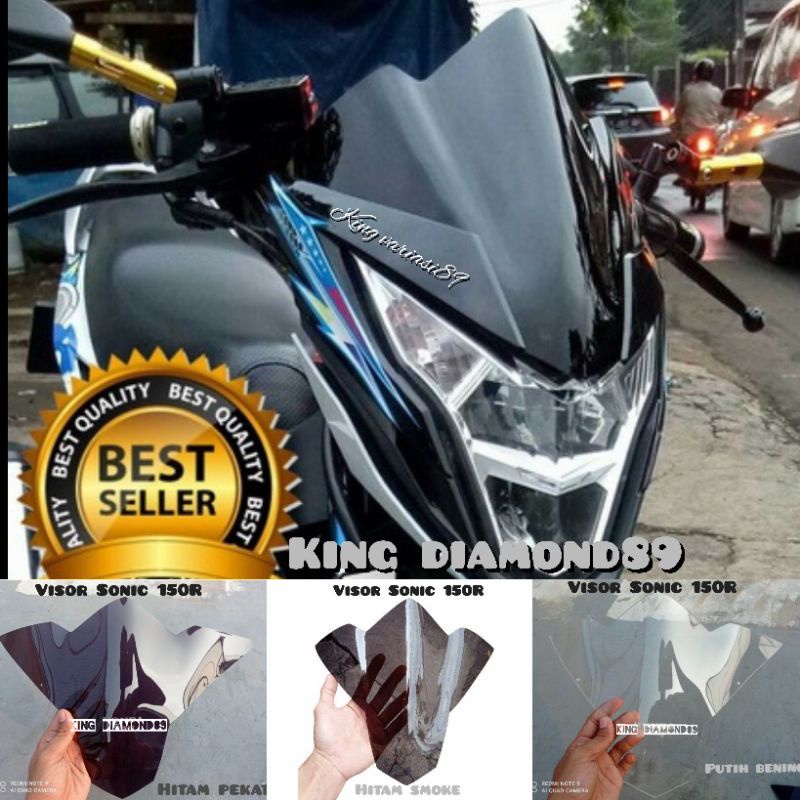 Jual Visor sonic Jenong / Winsil Honda Sonic 150 R Model Jenong BSM ...