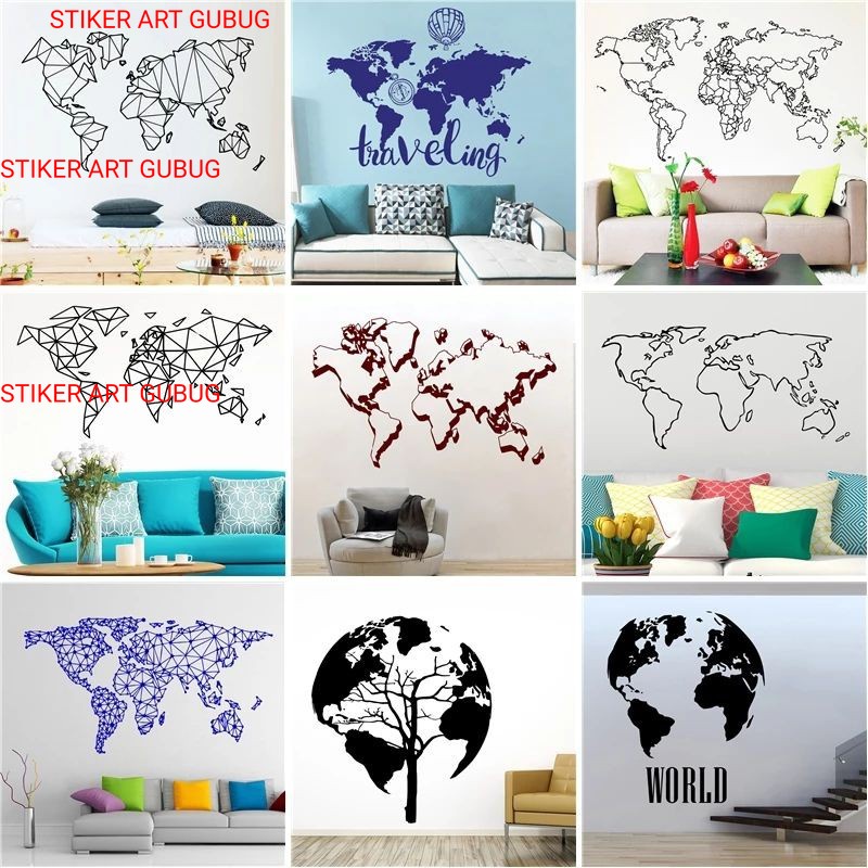 Jual Stiker BARU WALL CUTTING STIKER STICKER DINDING TEMBOK KACA KANTOR ...