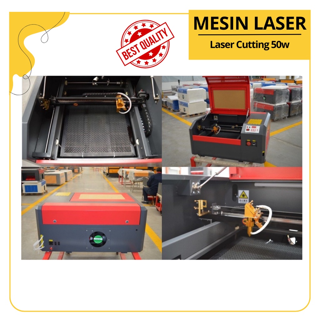 Jual Mesin CNC Laser Cutting 50w 40*40 Mesin Laser 4040 Engraving [L ...