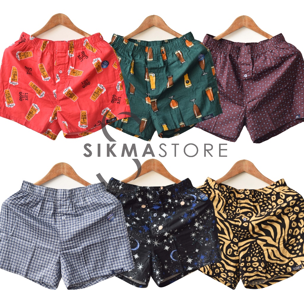 Jual Katalog 1 Celana Pendek Boxer Pria/ Laki Dewasa/ Celana Boxer ...