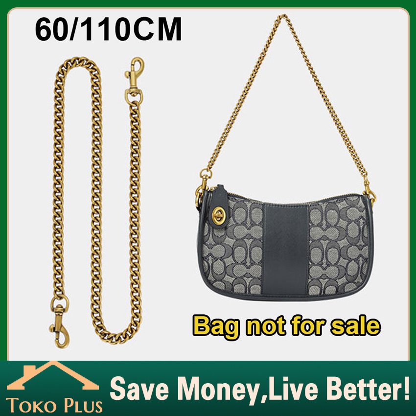 Jual Rantai Tali Tas Panjang Gold Besi 60cm-110cm Tebal Premium Good quality tebal strap rantai ...