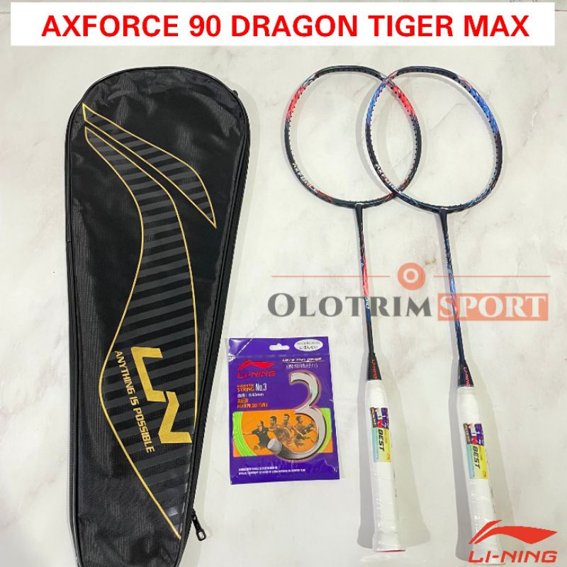 Jual Raket Badminton LINING AXFORCE 90 MAX DRAGON TIGER AX FORCE ...
