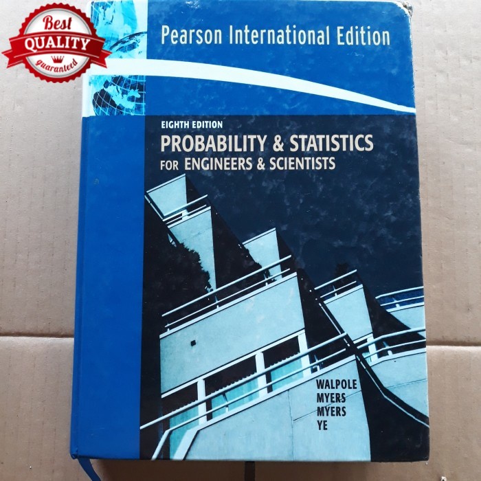 Jual Buku Probability dan Statistics for Engineers dan scientists ...
