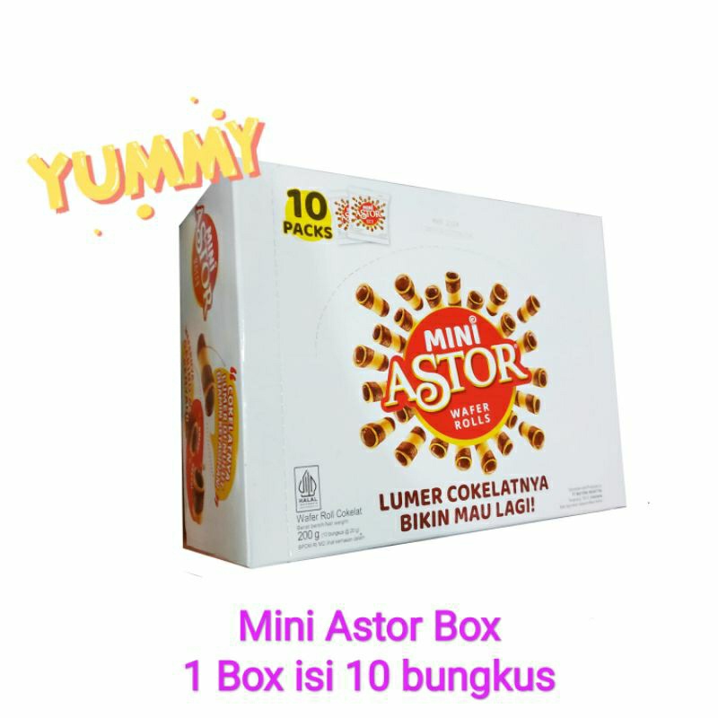 Jual mini astor wafer rolls | box isi 10 bks | Shopee Indonesia