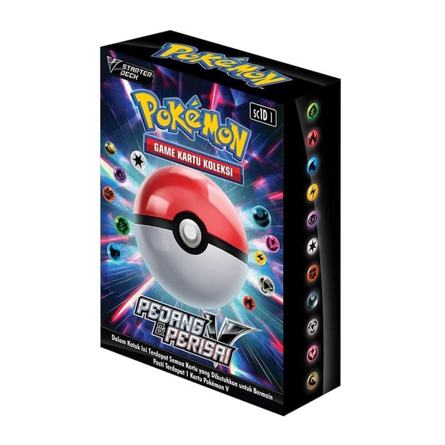 Jual Kartu Pokemon TCG Seri 6 Starter Deck V SC1D Pedang & dan Perisai V | Shopee Indonesia