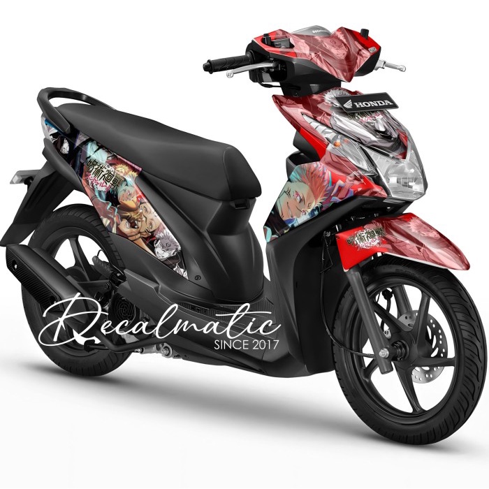 Jual Decal beat full body Stiker Honda Beat Full body Karbu FI POP ...