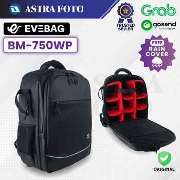 Jual EVEBAG BM-750WP Tas Kamera Backpack Waterproof BM 750 WP - Black | Shopee Indonesia